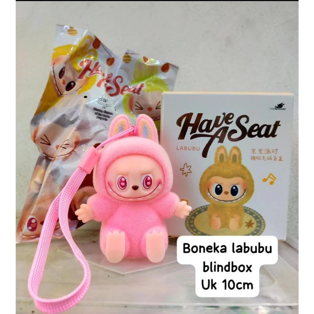 Jual Labubu Baby Mini 10cm Have a Seat Blindbox Boneka The Monster ...