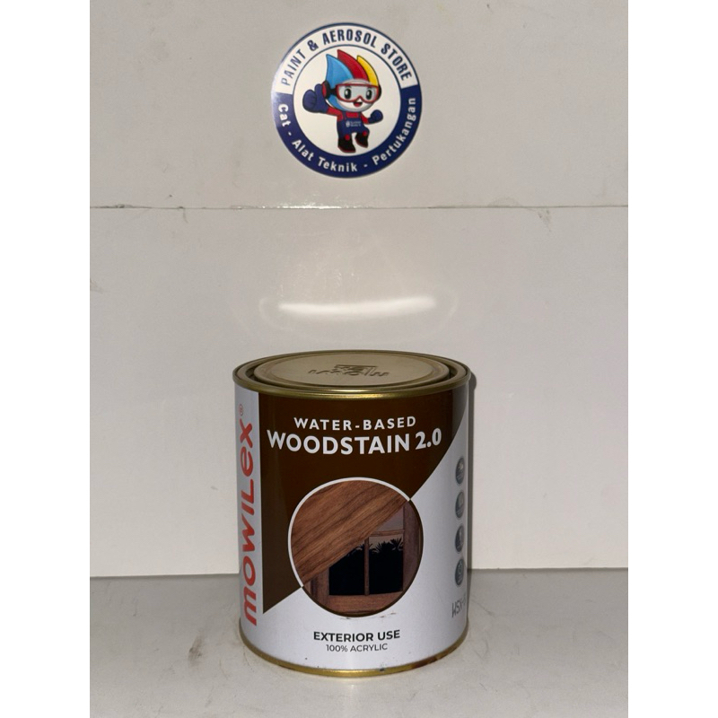Jual Politur Plitur Flitur Mowilex Woodstain Exterior 1Kg | Shopee ...