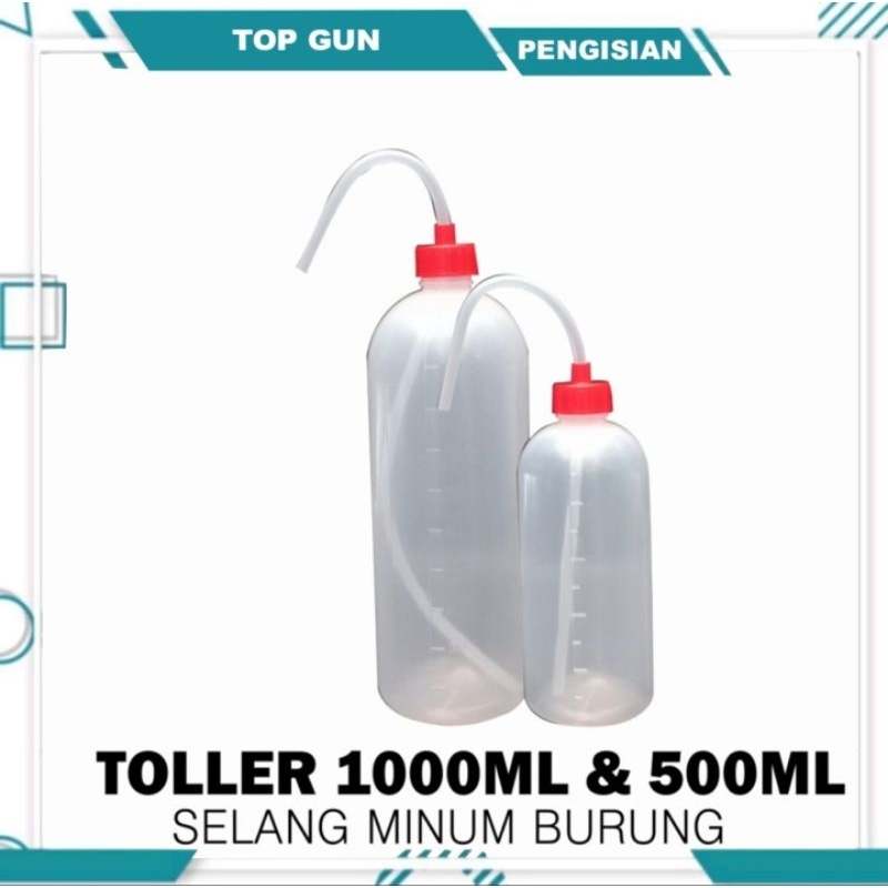 Jual BOTOL SELANG TOP GUN AIR MINUM BURUNG SELANG 1 LITER TOP GUN - 1 ...