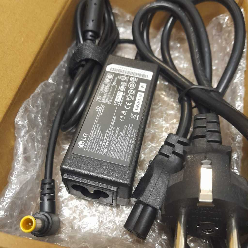 Jual Adaptor TV Monitor LCD LED LG 19V-1.7A LED TV Bulet Jarum Colokan ...