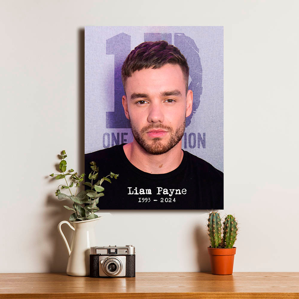 Jual Poster Liam Payne One Direction Dekorasi Frame Kayu Siap Pasang ...