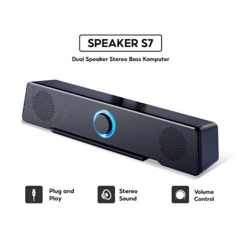 Jual SPEAKER SOUNDBAR S7 01 / SPEAKER KABEL USB S7-01 / SPEAKER ...