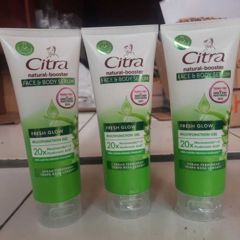 Jual CITRA NATURAL-BOOSTER FACE&BODY SERUM FRESH GLOW MULTIFUNCTION GEL ...