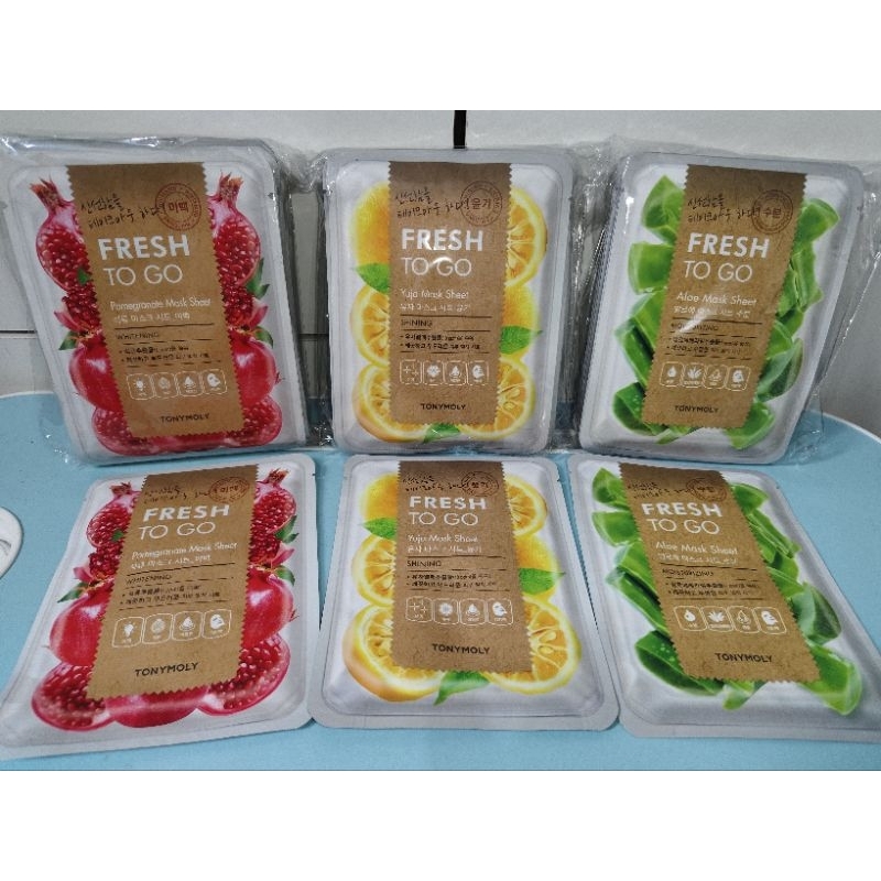 Jual TonyMoly Fresh To Go Mask Sheet Original 100% | Shopee Indonesia