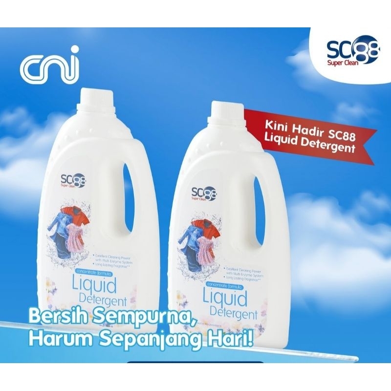 Jual sc88 liquid sabun cuci CNI SC88 Liquid Detergent Sabun Cuci Konsentrat 800ml | Shopee Indonesia