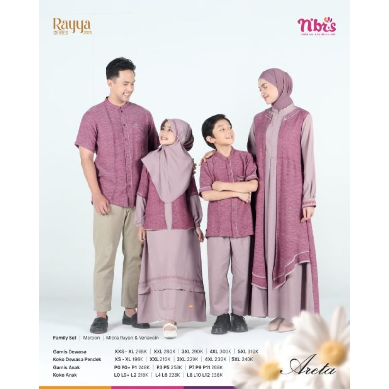Jual SARIMBIT NIBRAS TERBARU ARETA RAYA SERIES 2025 MAROON | SARIMBIT ...