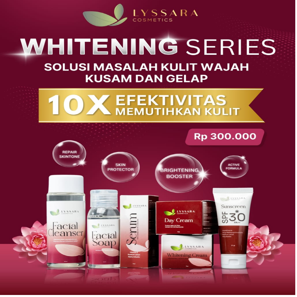 Jual [WHITENING Package Series] Paket Perawatan Wajah Lyssara Skincare ...