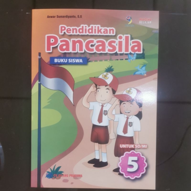 Jual Buku pelajaran pendidikan pancasila /PKN kurikulum merdeka untuk kelas 5 SD/MI penerbit CV ...
