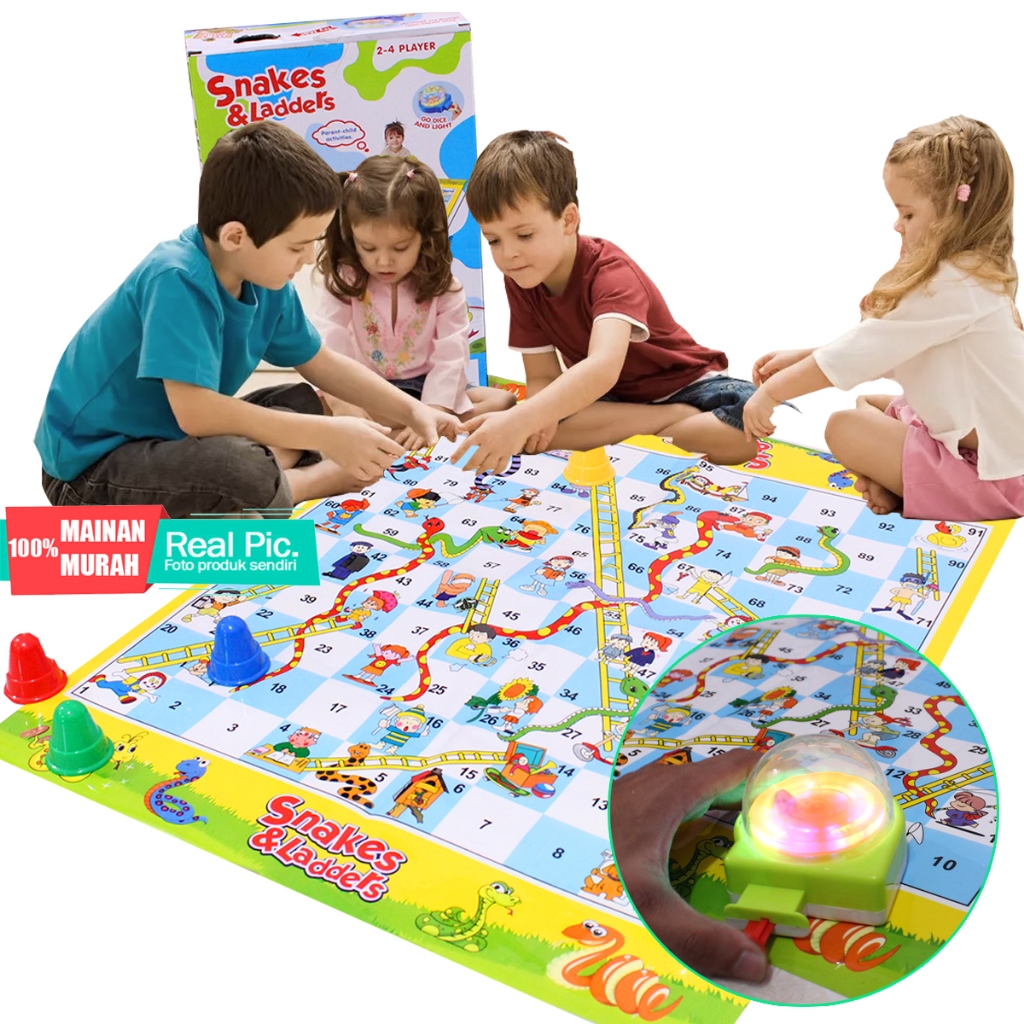 Jual FIGUREANS MAINAN SET ULAR TANGGA BESAR SNAKES & LADDER TGS-104 ...