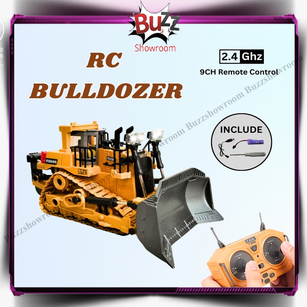 Jual RC Bulldozer Traktor ESCAVATOR Mainan Anak Remote Control Truck ...