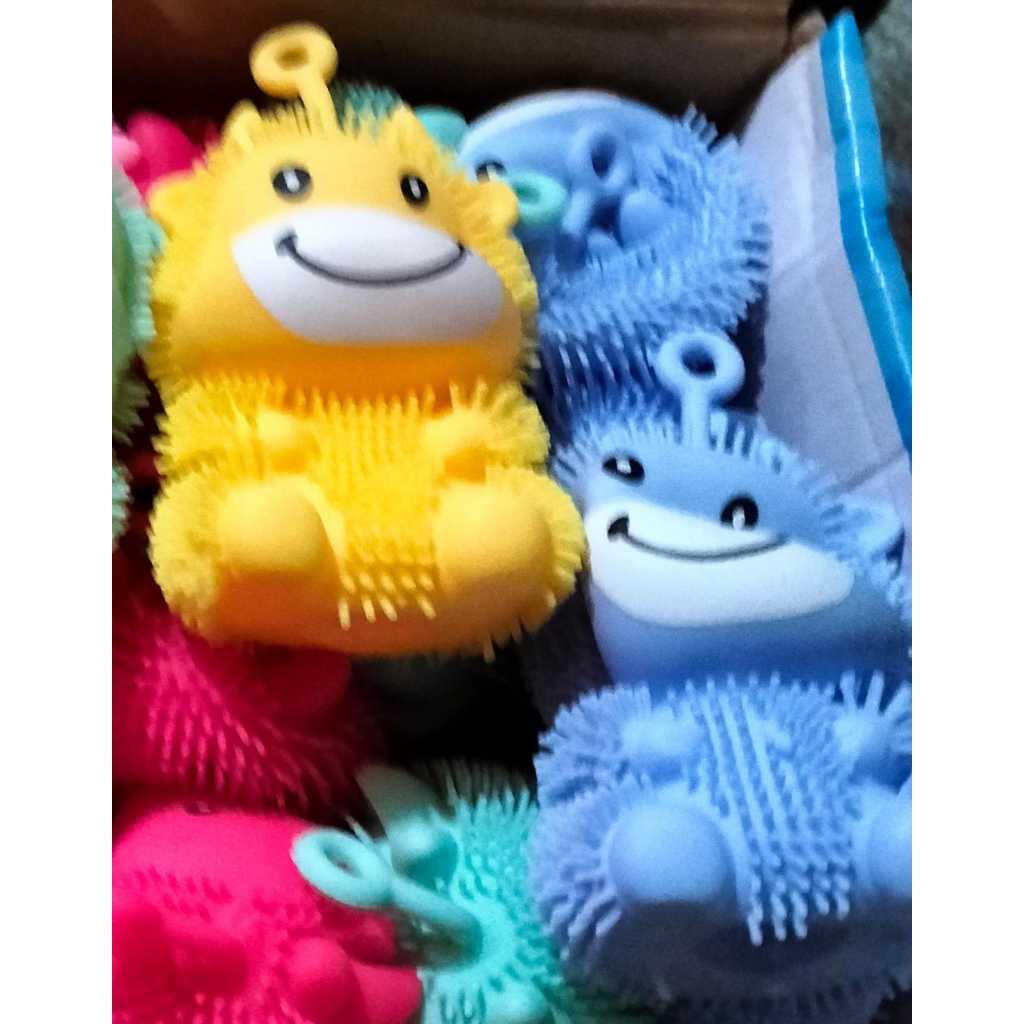 Jual MAINAN LUCU PUFFER BALL IMUT KARAKTER SAPI ISI 24 PCS | Shopee ...