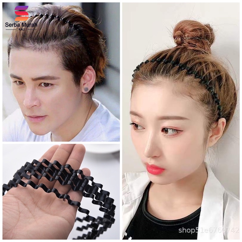 Jual TSM Bando ZigZag Kawat Hitam - Bandana Gelombang, Headband Besi ...
