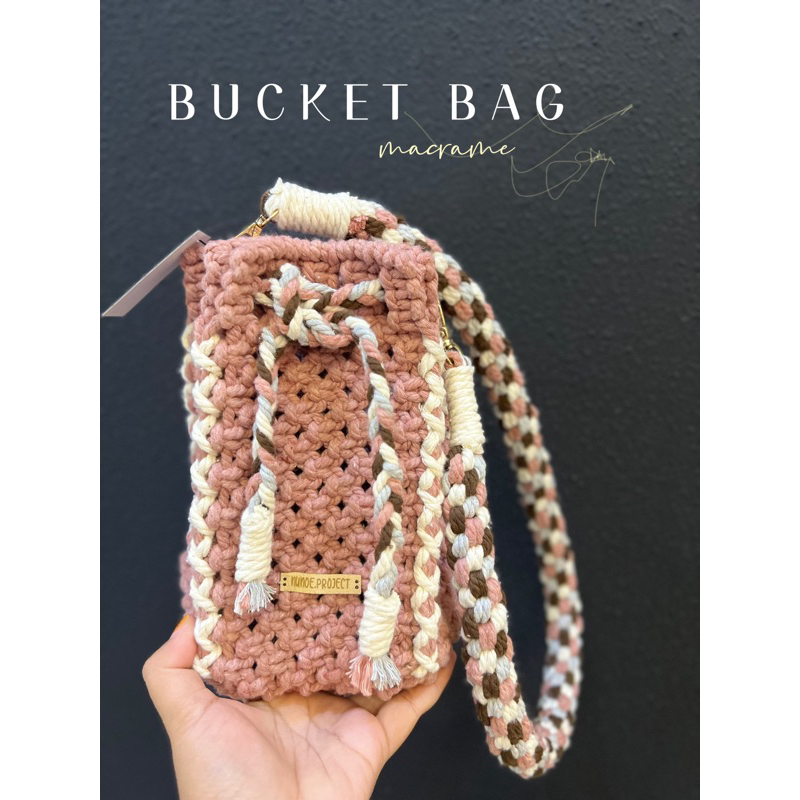 Jual Macrame Bucket Bag LARGE/ Tas Macrame Lucu Unik/ Tas Makrame ...