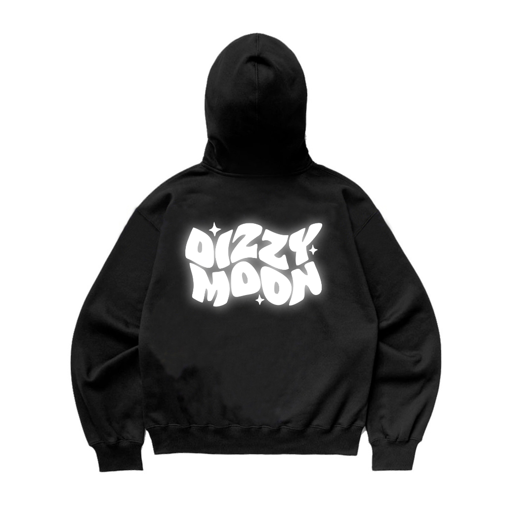 Jual Gadabang Sweater Hoodie Boxy Menyala Sablon Reflective Dizzy Moon Starboy Oversize | Shopee ...