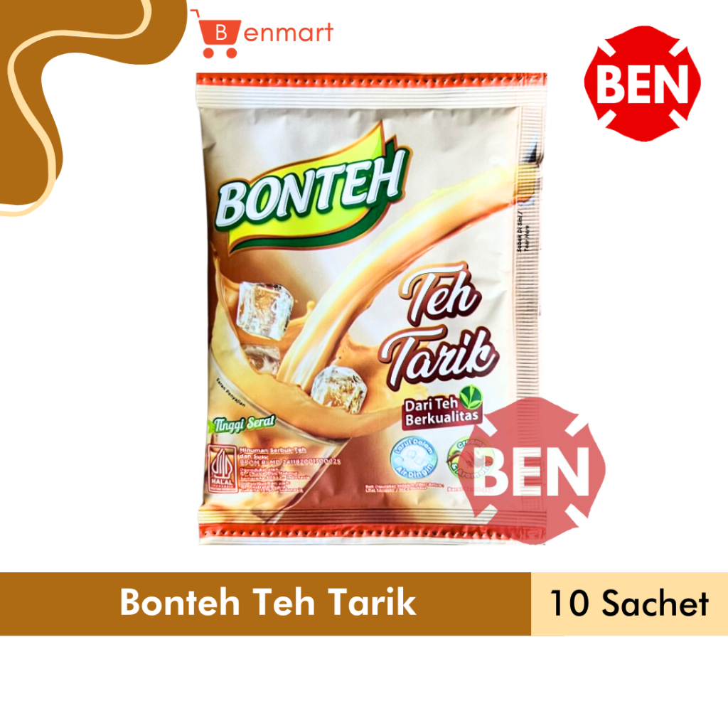 Jual Bonteh Teh Tarik 1 Renceng 10 Sachet - Minuman Serbuk Tea Tarikk ...