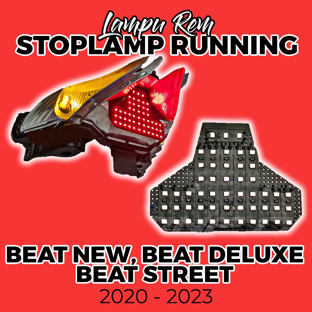 Jual Lampu rem belakang running Beat New, Beat Deluxe & Beat Street New ...