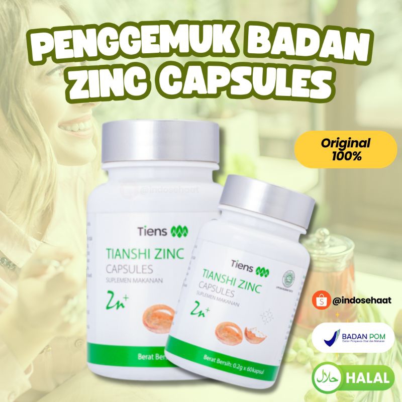 Jual Vitamin Zinc Capsul Penggemuk Badan Untuk Anak-Anak & Dewasa ...