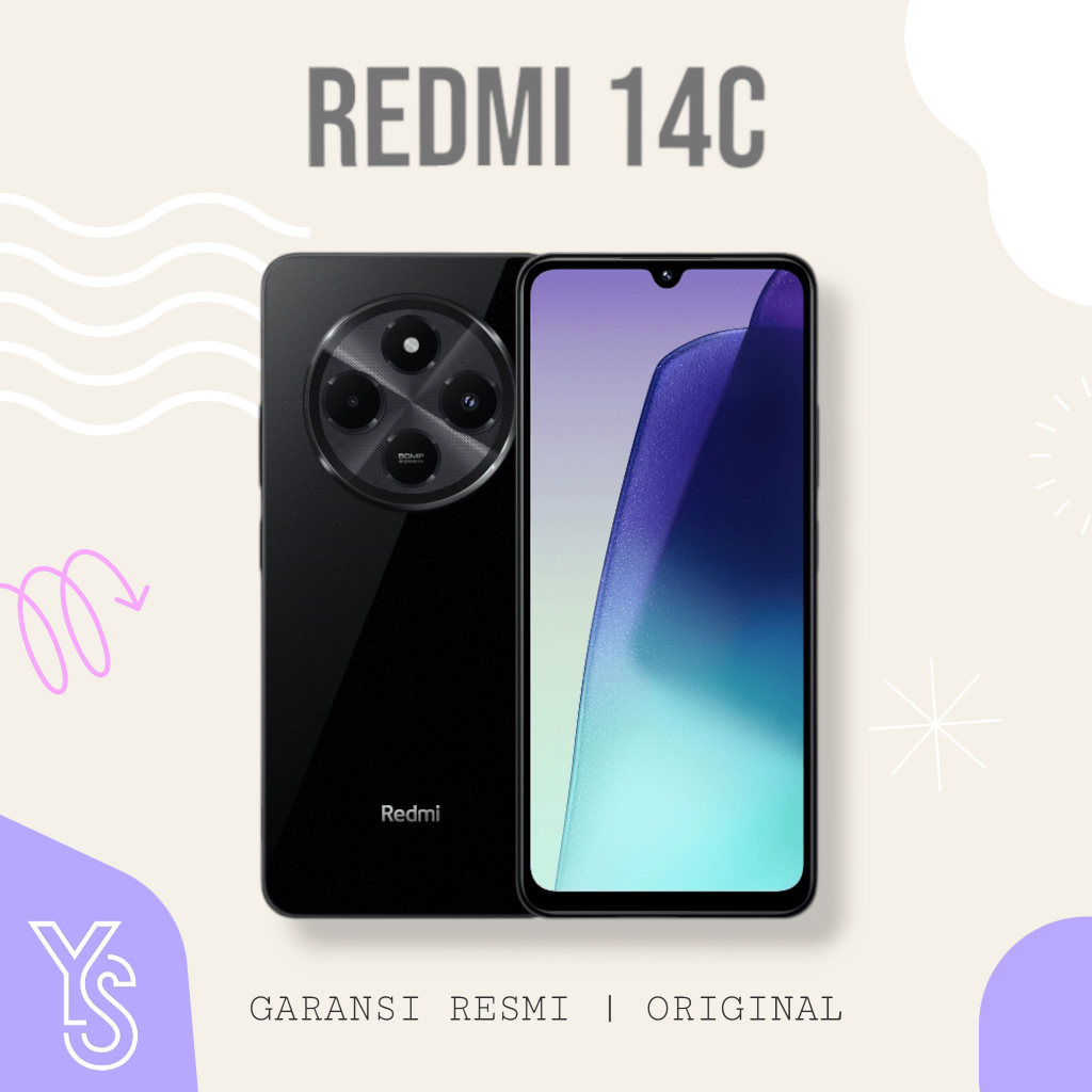 Jual Redmi 14C RAM 6/128GB Garansi Resmi | Shopee Indonesia