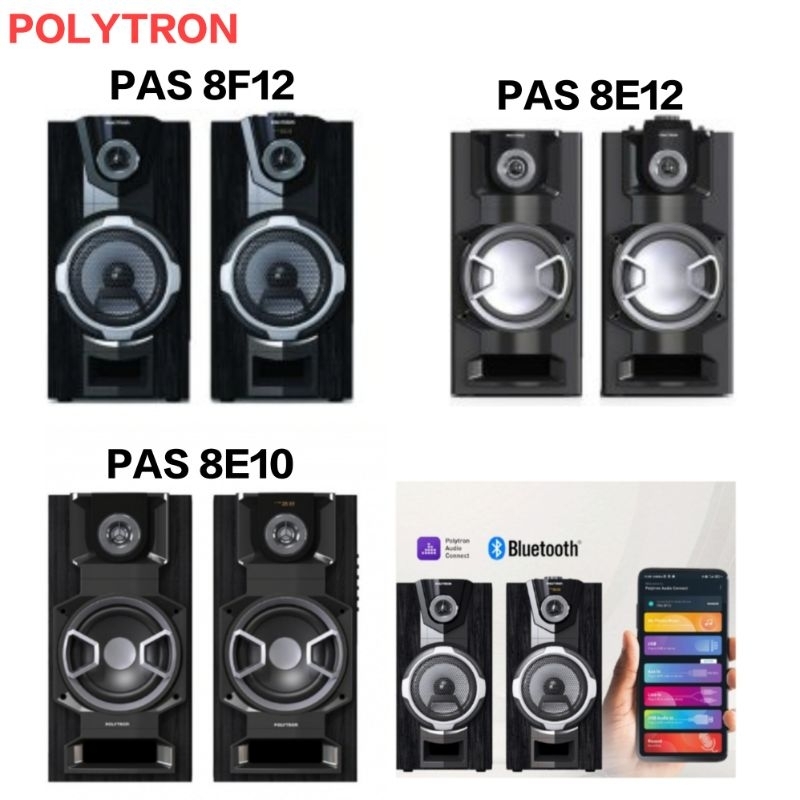 Jual Speaker Aktif Bluetooth 8 Inchi Polytron 60 Watt RMS Pas 8E10/8E12 ...
