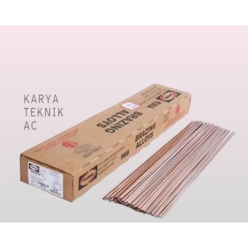 Jual KAWAT LAS/PERAK LAS HARRIS USA PERBATANG | Shopee Indonesia