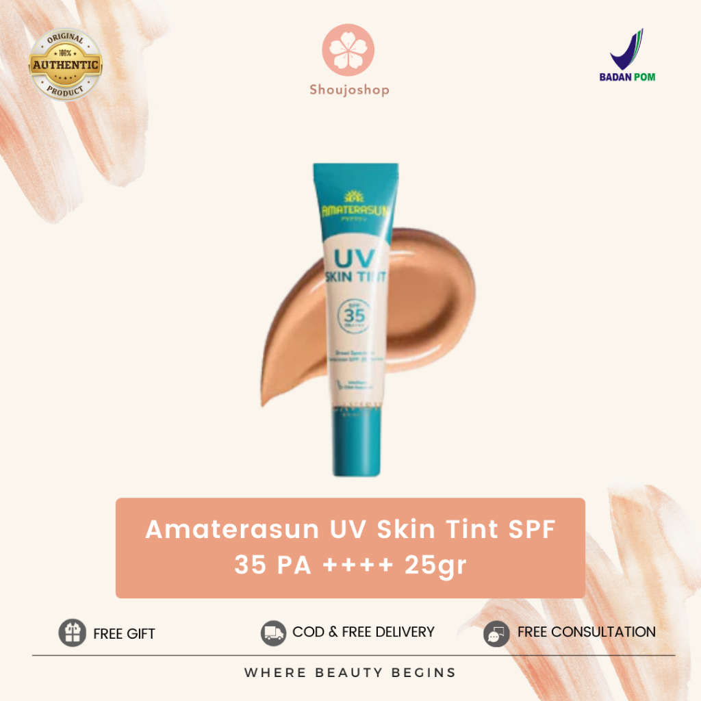 Jual Amaterasun UV Skin Tint SPF 35 PA ++++ 25gr | Shopee Indonesia