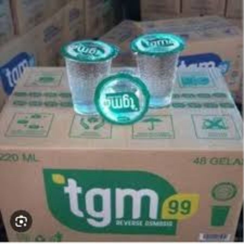 Jual air minum TGM CUP/gelas dan iwater 1 dus isi 48 pcs | Shopee Indonesia