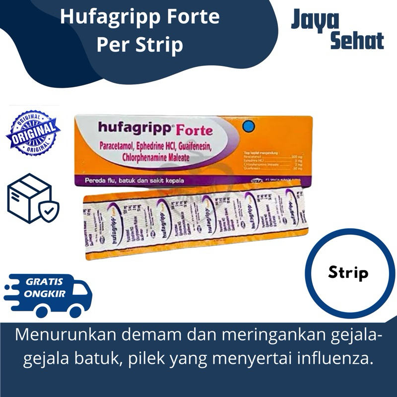 Jual Hufagrip Forte 10 Kaplet (Per Strip) | Shopee Indonesia