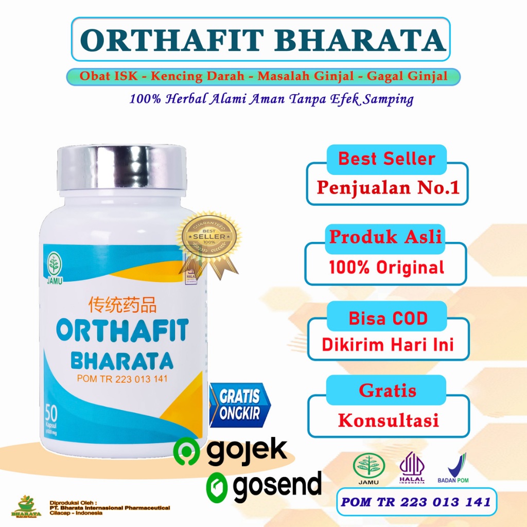 Jual Orthafit Bharata Asli Obat ISK Infeksi Saluran Kencing Ginjal Gagal Ginjal 100%Paling Ampuh ...