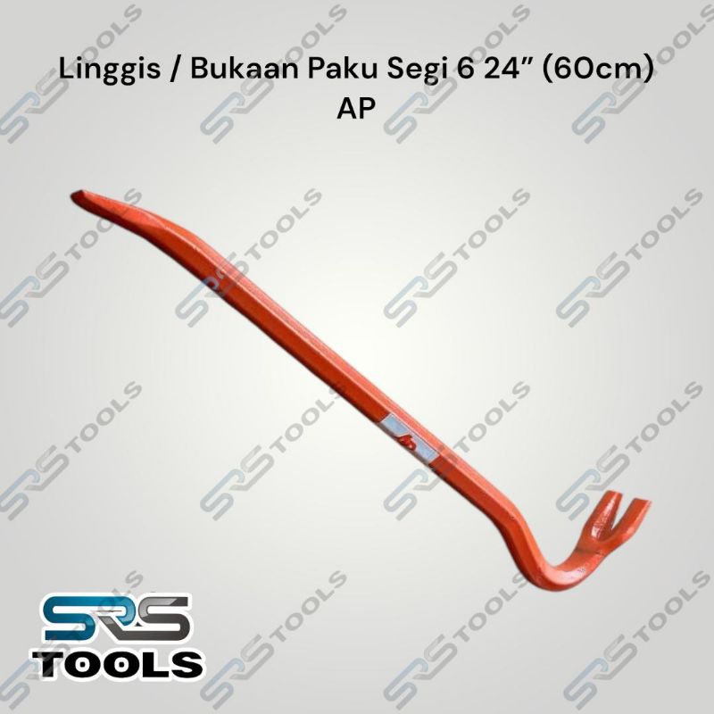 Jual AP Linggis Segi 6 24 Inch / Crow Bar 24" / Alat Buka Bukaan Cabut ...