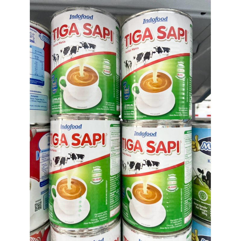 Jual Susu kental manis tiga sapi 490g | Shopee Indonesia
