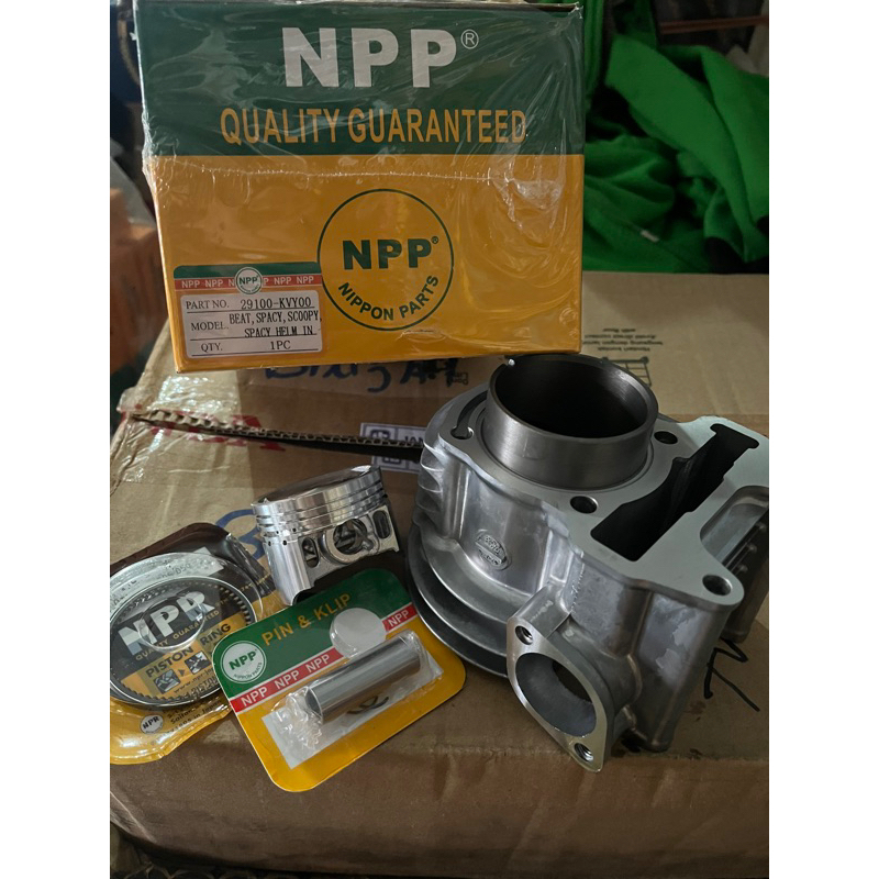 Jual BLOK MESIN COMPLETE PISTON KIT STANDAR BEAT KARBU SCOOPY KODE KVY ...