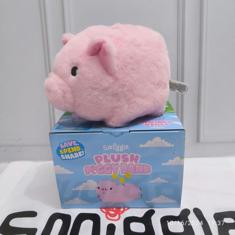 Jual Smiggle Plush Piggy Money Box ori Store | Shopee Indonesia