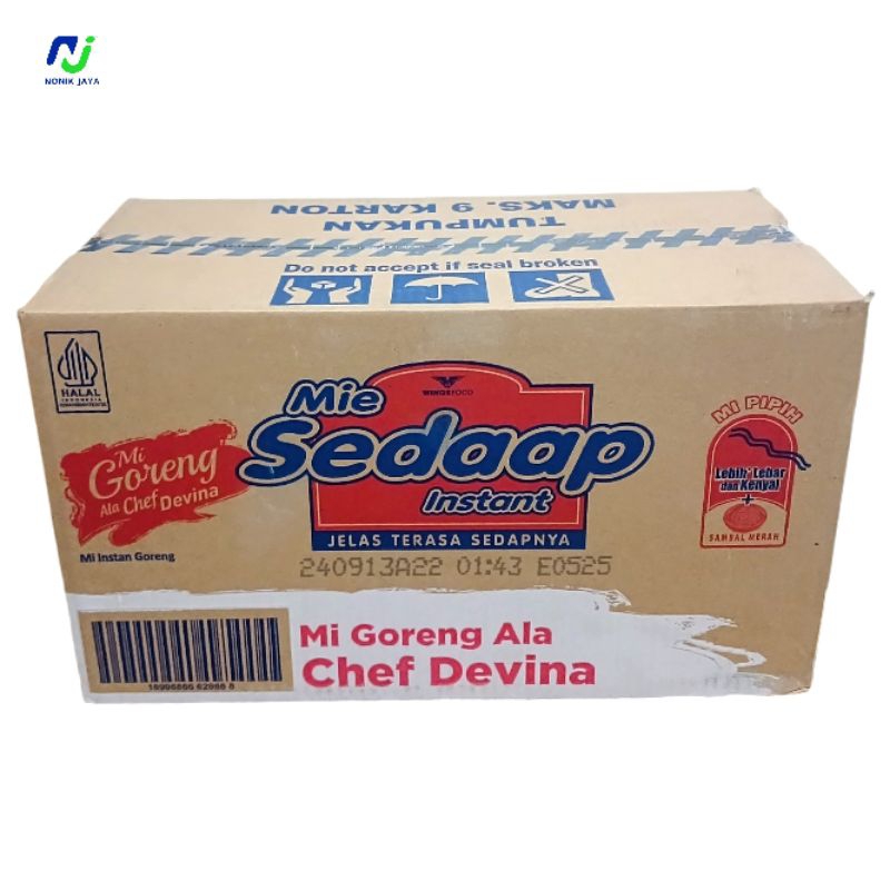 Jual Mie Sedaap Goreng Ala Chef Devina Kartonan Isi 40 Pcs@93g | Shopee ...