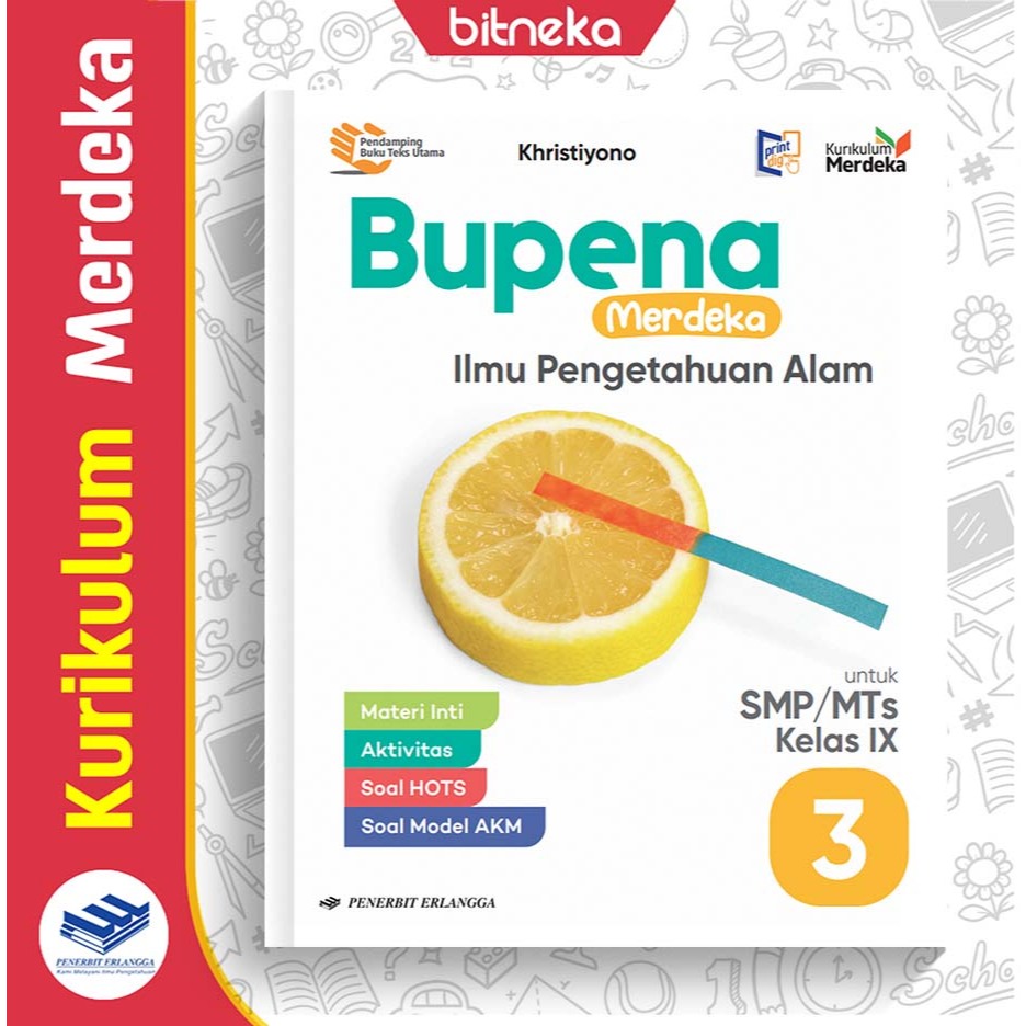 Jual Buku BUPENA Merdeka IPA Jilid 3 SMP/MTs Kelas 9 - Khristiyono K-Merdeka Erlangga | Shopee ...