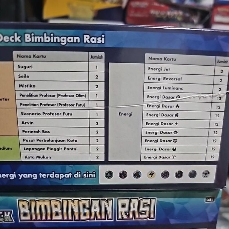 Jual deck konstruksi bimbingan rasi original pokemin tcg indonesia kartu | Shopee Indonesia