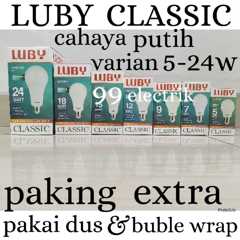 Jual BOHLAM LED / LAMPU LED LUBY CLASIC CAHAYA PUTIH | Shopee Indonesia Jual BOHLAM LED / LAMPU LED LUBY CLASIC CAHAYA PUTIH | Shopee Indonesia