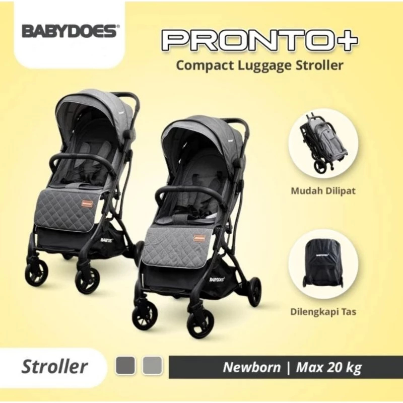 Jual Babydoes Pronto+ Kereta Dorong Bayi Stroller Cabin Size + Packing ...