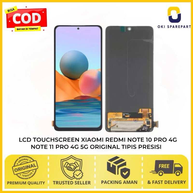 Jual LCD TOUCHSCREEN XIAOMI REDMI NOTE 10 PRO 4G NOTE 11 PRO 4G 5G ...