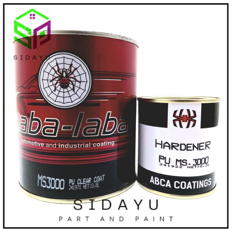 Jual Cat Pernis Laba Laba Clear Coat MS 3000 1Ltr | Shopee Indonesia