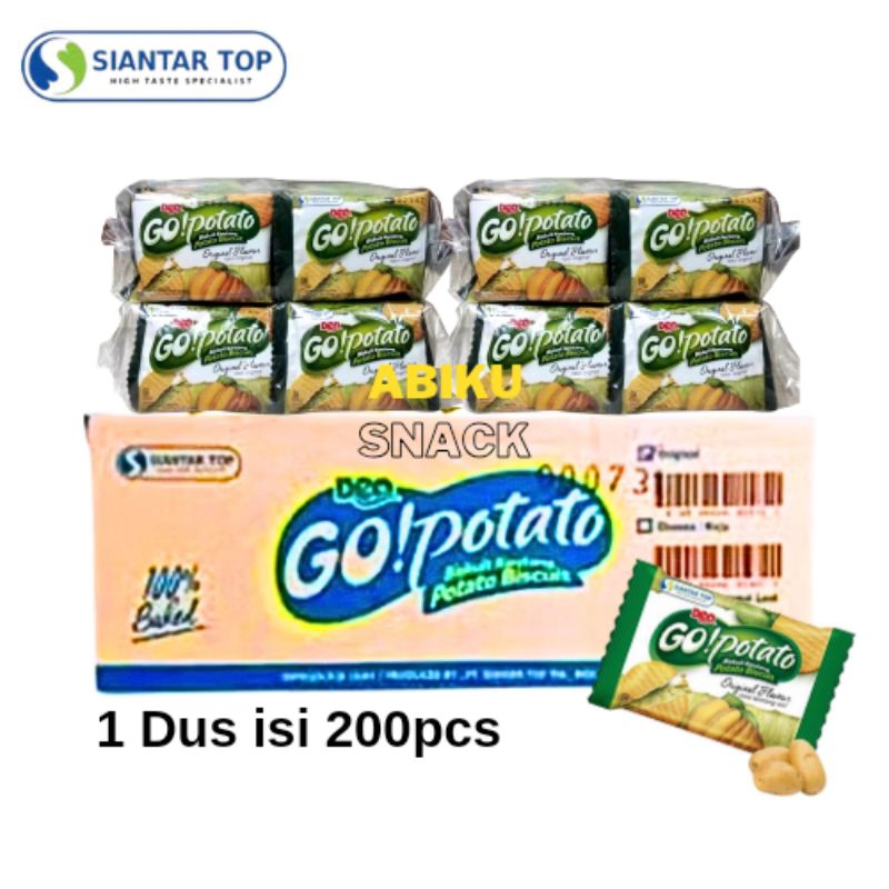 Jual Go!potato biskuit kentang 1 dus isi 200pcs | Shopee Indonesia