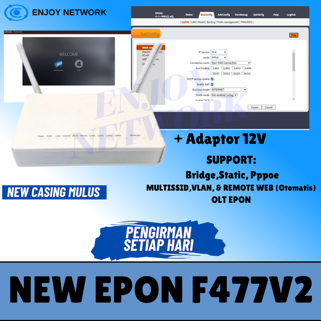 Jual ZTE EPON F477 V2 - Dengan Adaptor | Shopee Indonesia