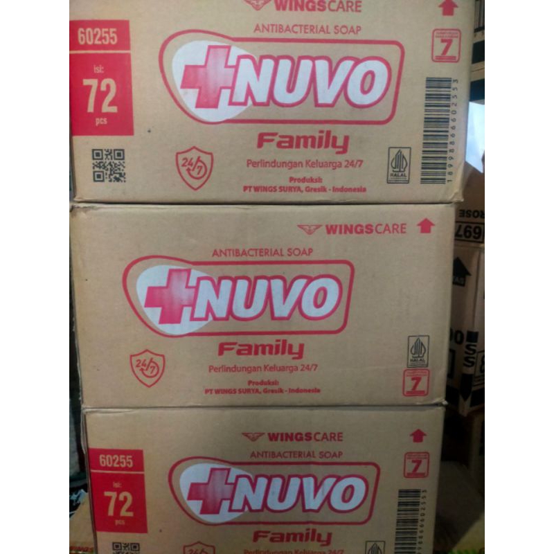 Jual 1 KARTON SABUN NUVO BATANG 72GRAM ISI 72 PCS | Shopee Indonesia