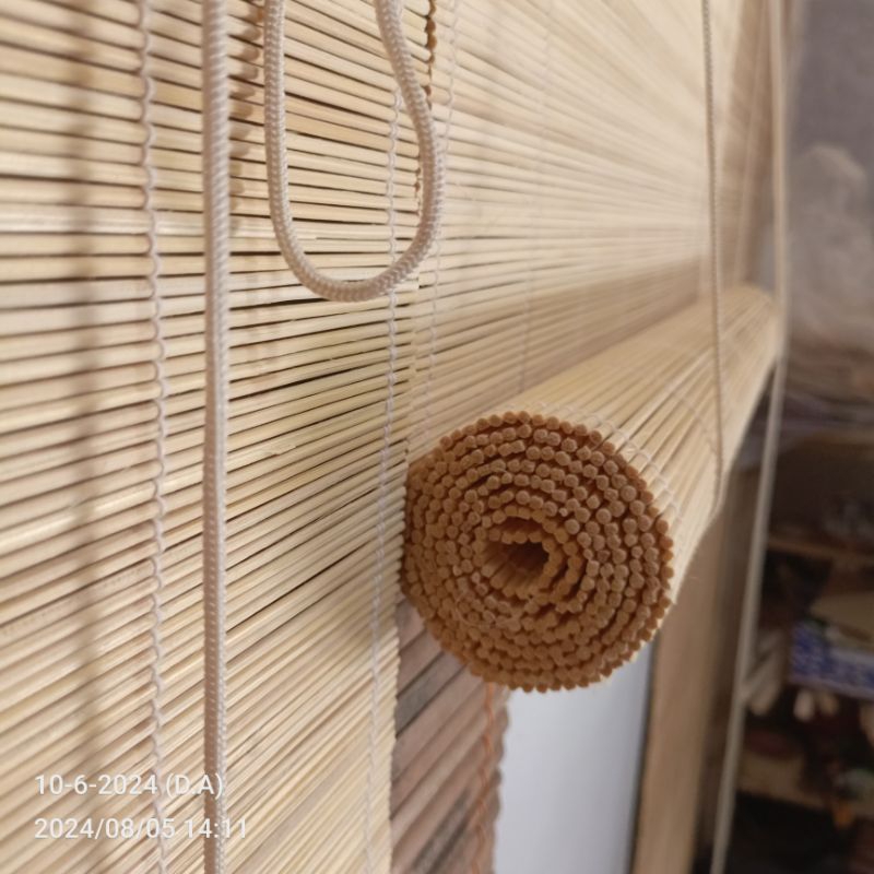 Jual Tirai bambu 65cm x 150cm Krey gulung | Shopee Indonesia