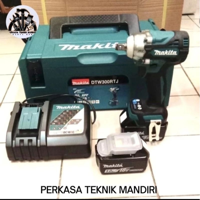 Jual Mesin Impact Wrench Cordless Makita DTW300RTJ | Shopee Indonesia