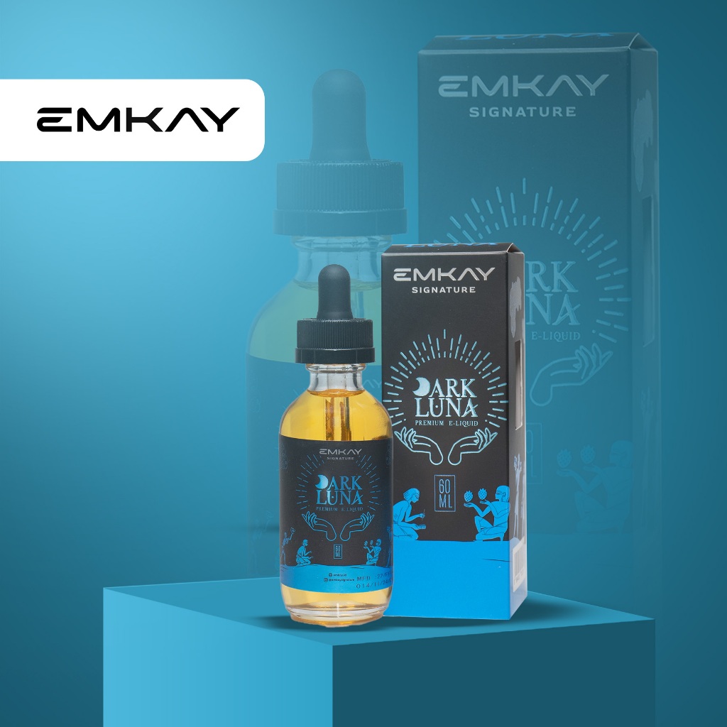 Jual Emkay Liquid Freebase Dark Luna 6mg/60ml | Shopee Indonesia