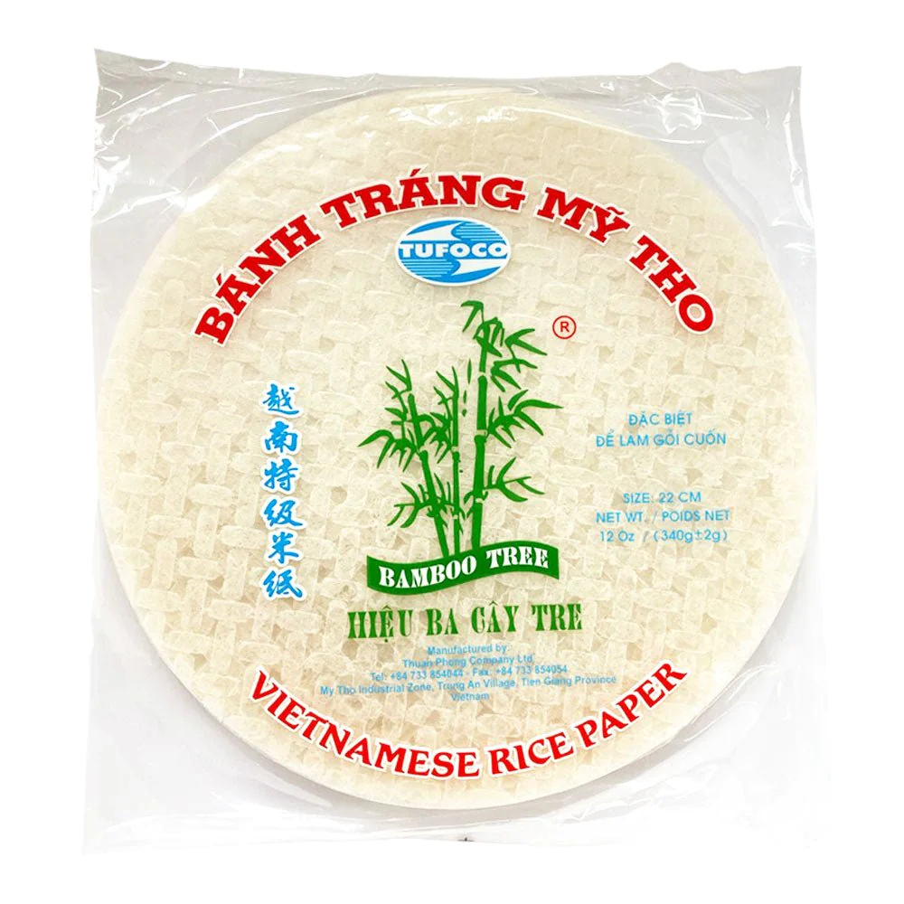 Jual RICE PAPER BAMBOO TREE /BANH TRANG MY THO 22CM ISI 40 / KULIT ...