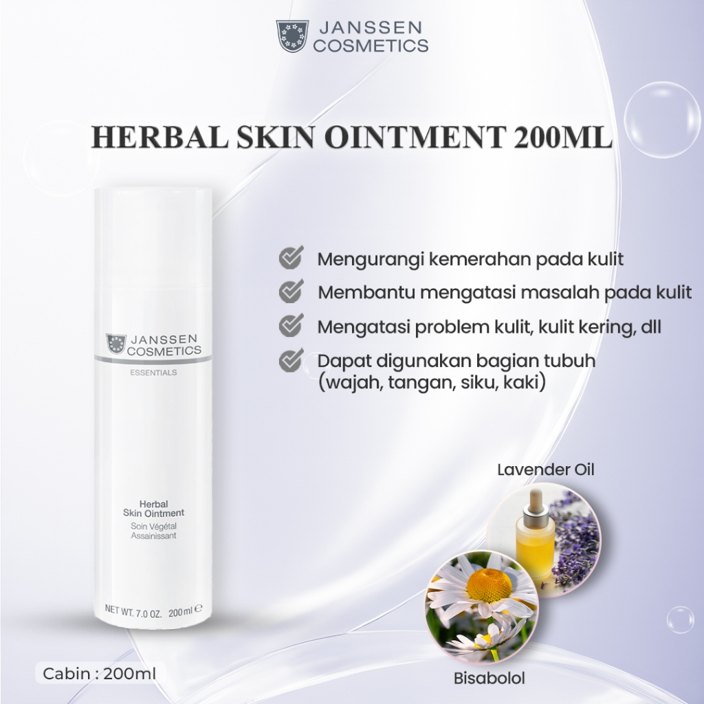Jual Janssen Cosmetics - Herbal Skin Ointment (Cream) 200ml | Shopee Indonesia