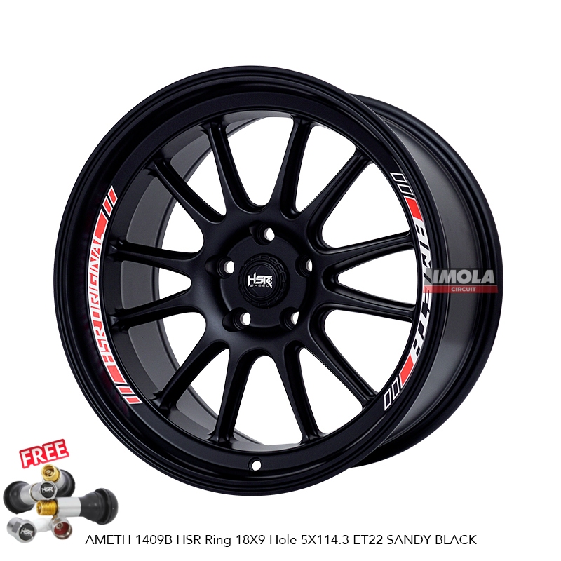 Jual Velg R18 Mobil HRV Xpander Innova CRV Velg Mobil HSR AMETH 1409B ...