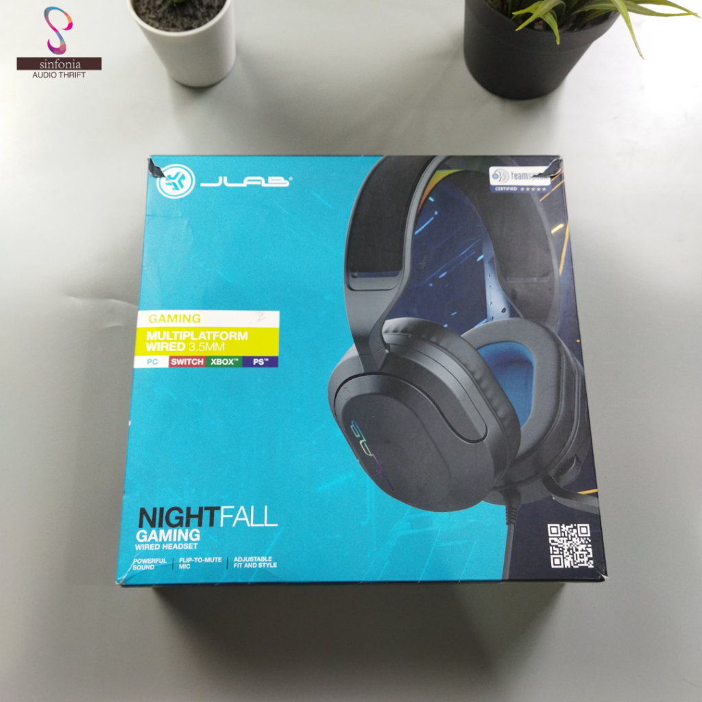 Jual Jlab Nightfall Wired Gaming Headset Noise Cancelling Headphone | Shopee Indonesia