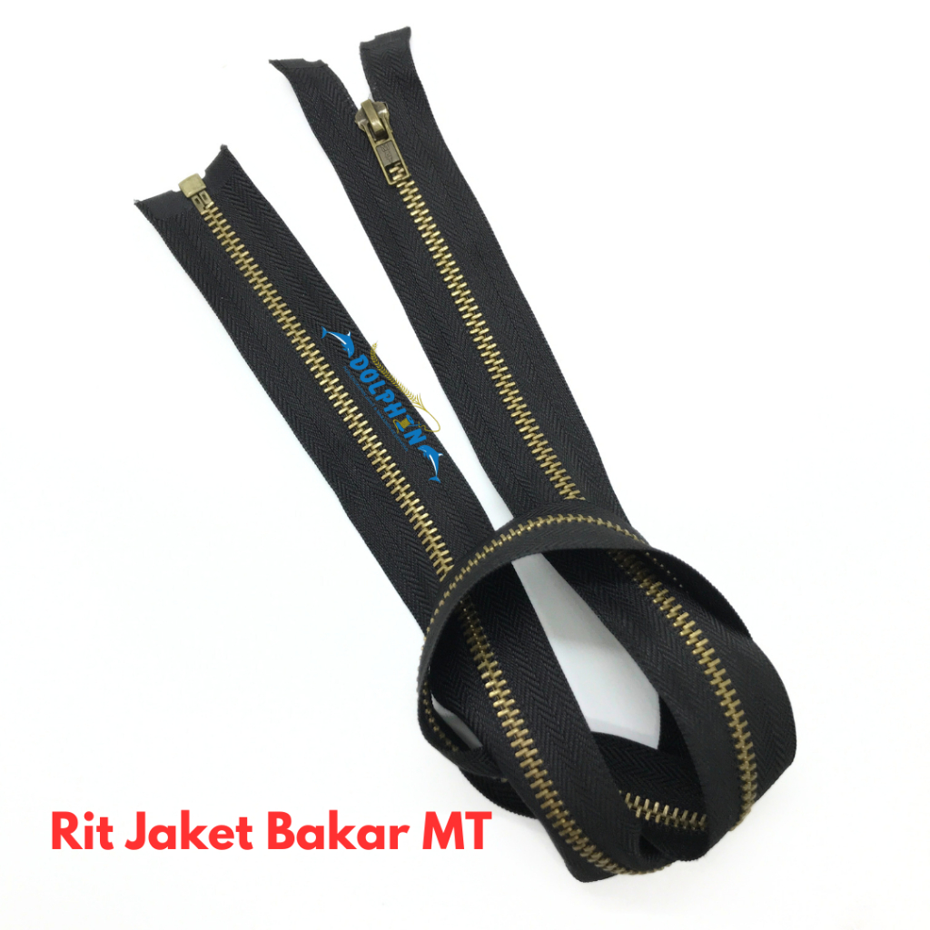 Jual [Satuan-MT] Resleting Rit Risleting Jaket Gigi Besi Bakar ATG MT ...